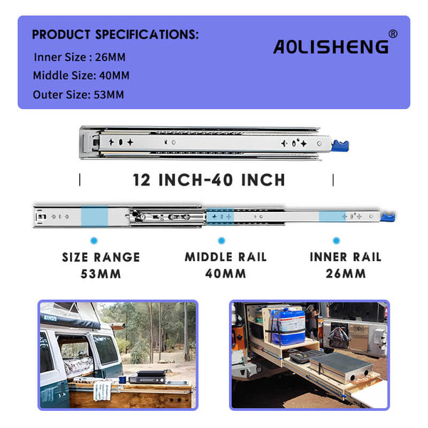 Heavy Duty Locking Slides - Maximum Security and Durability