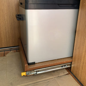 Locking Drawer Slides - 12" to 60" Long Heavy Duty Slides