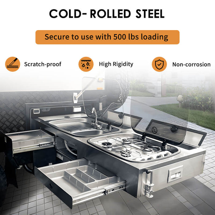 Heavy Duty Ball Bearing Drawer Side A2576,1pair | AOLISHENG